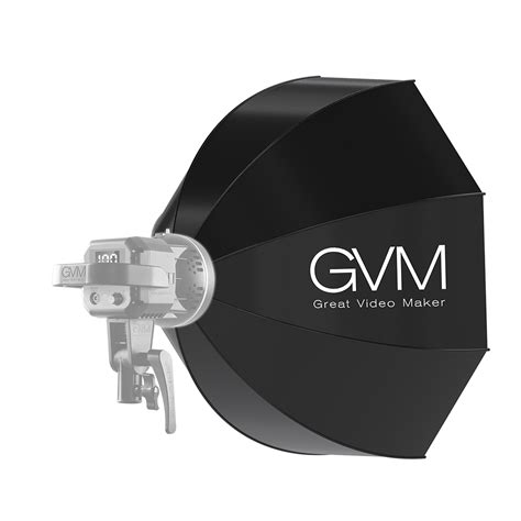 Gvm Softbox N 60cm Octagon Softbox With Grid Beehive With Bowen Mount