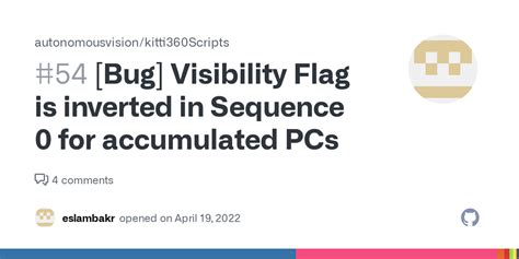 Bug Visibility Flag Is Inverted In Sequence 0 For Accumulated Pcs