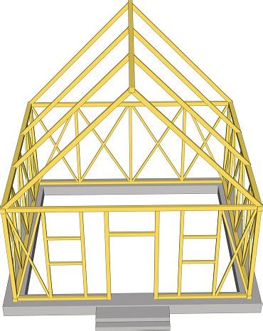 Vector Structure Of House In Construction Stock Vector Royalty Free FreeImages