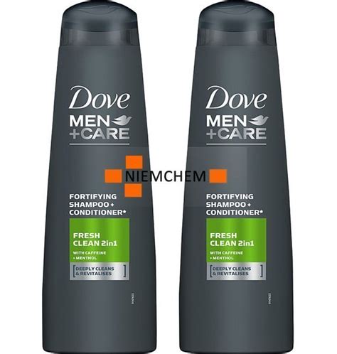 Dove Men+Care Szampon do Włosów Fresh Clean 2 x 400ml | Sklep EMPIK.COM