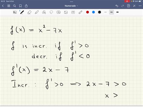 Solved Find The Interval S Where The Function Is Increasing And The Interval S Where It Is