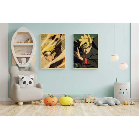 Jual Vintage Poster Naruto Uzumaki Shippuden Anime Hiasan Dinding