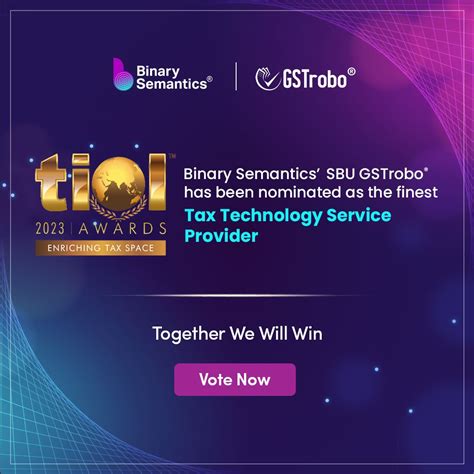 Binary Semantics Ltd On Linkedin Gstrobo Tiolawards2023