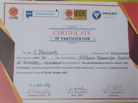 chidige kushanth on linkedin electricvehicles sustainability innovation ieee vihaanelectrical…