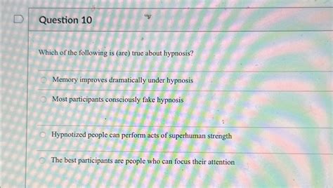 solved question 10which of the following is are ﻿true