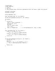 Caesar Cpp Justin Moy CSCI Tong Yi Lab B This Program Shows Functions