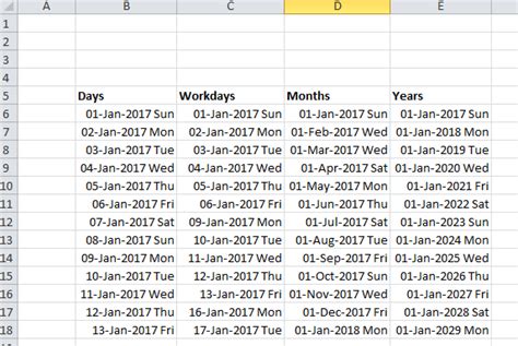 Fill A Date Series In Excel Even If Only Workdays • Za