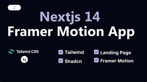Build And Deploy Nextjs14 Website With Framer Motion Shadcn Tailwind And Typescript Youtube