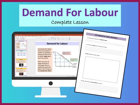 The Labour Market Lessons Topic 3 5 A Level Economics Teaching Resources
