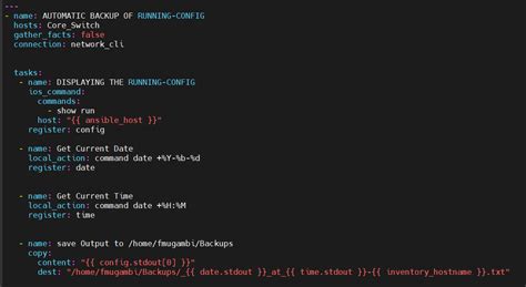 Solved Ansible Backup On Cisco Cisco Community
