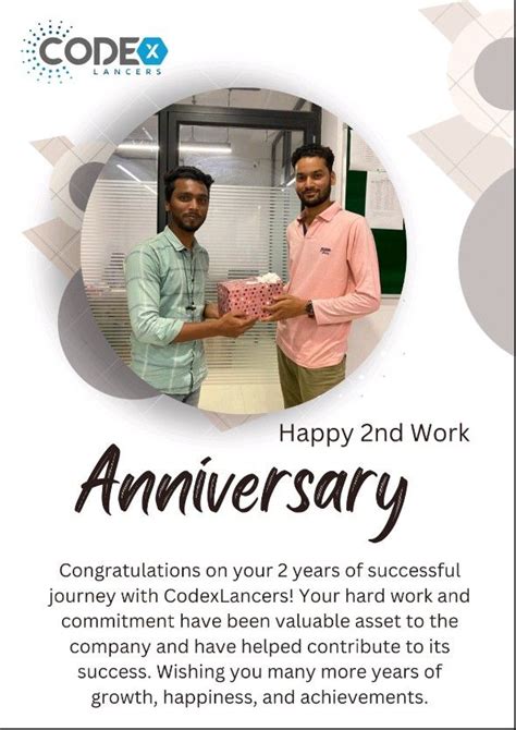 Codex Lancers On Linkedin Workanniversarycelebration Codex