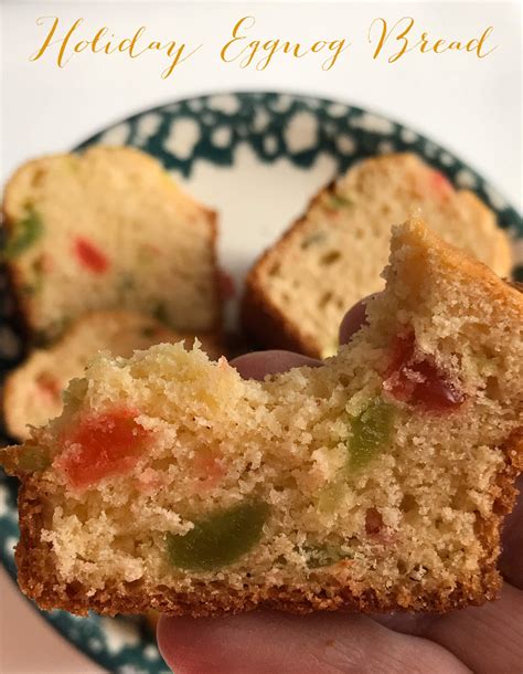 Cherry Nut Eggnog Bread Recipe With Paradise Candied Cherry