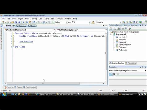 How To Execute Arbitrary Sql Using Linq To Sql Youtube