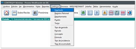 Proceso De Modificación De Sbc