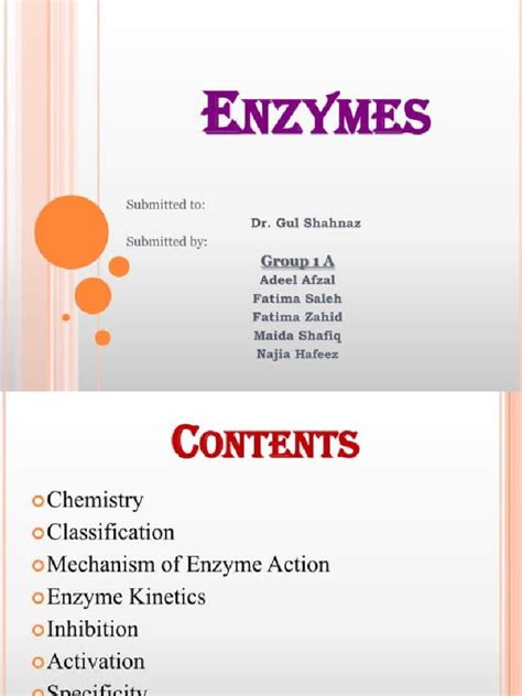 Enzymes Biochemistry Pdf