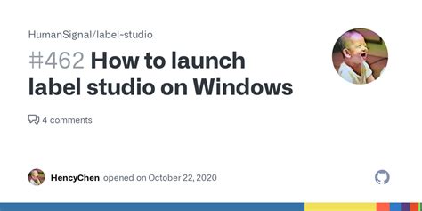 How To Launch Label Studio On Windows Issue 462 HumanSignal Label Studio GitHub
