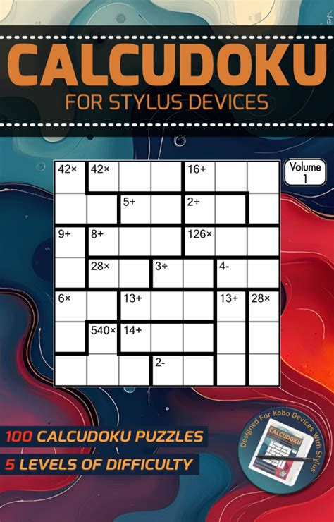 Calcudoku For Stylus Devices Volume 1 Puzzle Genius