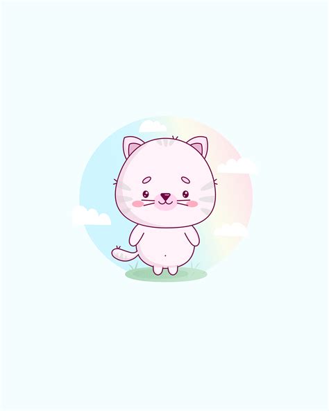 Иллюстрация Векторный персонаж в стиле 2d детский персонажи