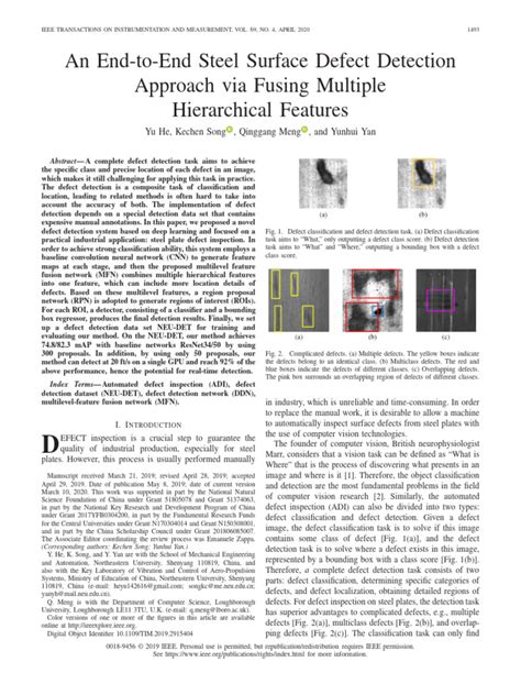 An End To End Steel Surface Defect Detection Approach Via Fusing