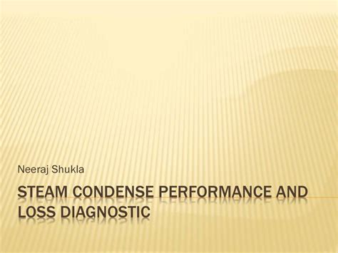 Condenser Performence PowerPoint Slides LearnPick India