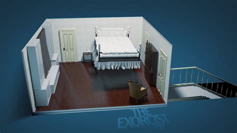 Horror Movie Set The Exorcist Room On Behance