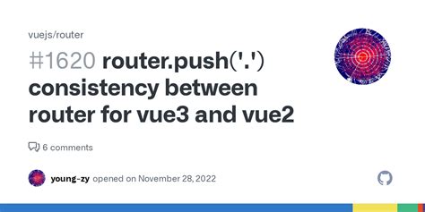Router Push Consistency Between Router For Vue And Vue Issue Vuejs Router GitHub