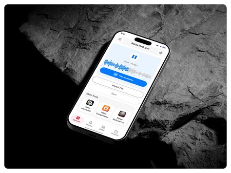 Noise Reducer Mobile App Redesign Behance