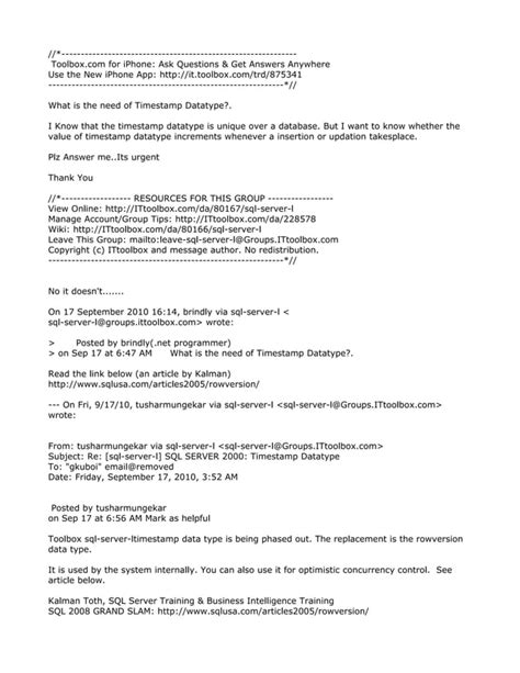 [sql server l] sql server 2000 timestamp datatype pdf