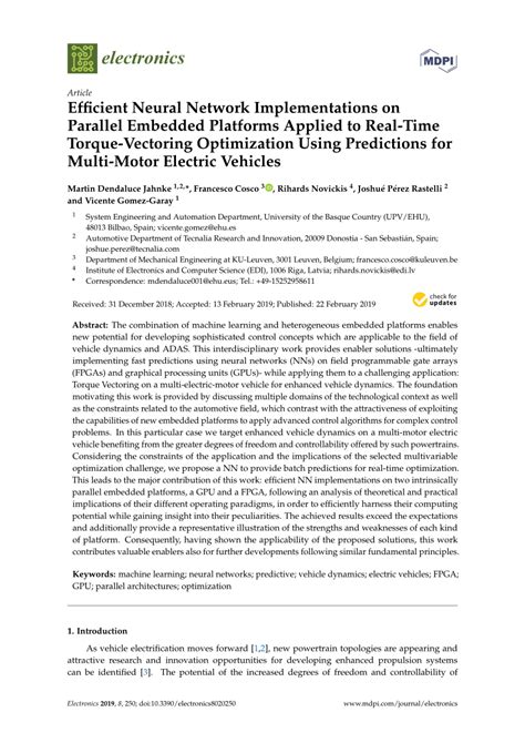 pdf efficient neural network implementations on parallel embedded