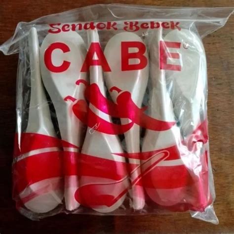 Jual Sendok Bebek Sendok Plastik Cabe Shopee Indonesia