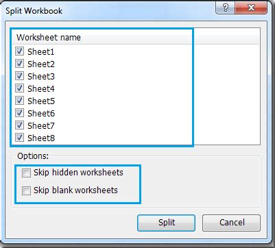 How To Split A Workbook To Separate Excel Files In Excel