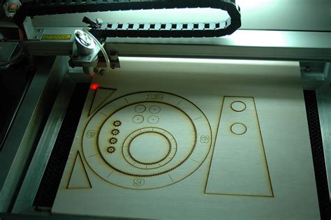 Laser Cut Gear Clock With Chronodot Trybotics
