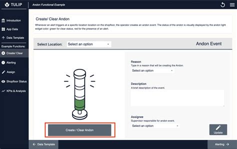 andon functional example