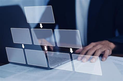 Premium Photo Workflow Business Concept Businessman Working With