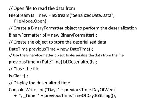 Serialization Ppt Download