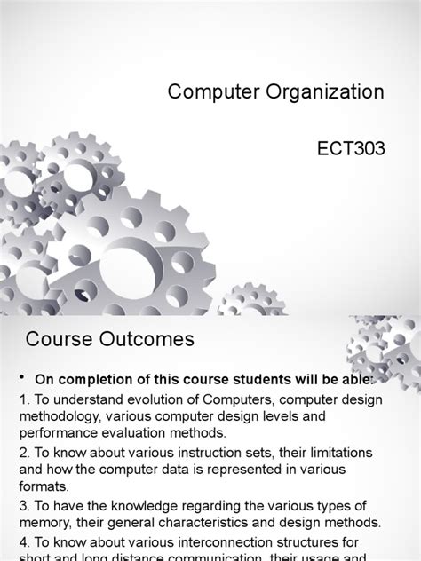 Co Unit 1 Pdf Central Processing Unit Logic Gate