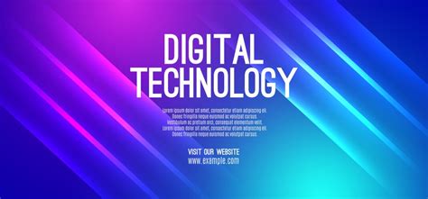 Abstract Digital Technology Futuristic Circuit Vector Image