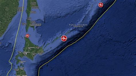 Strong And Shallow M62 Earthquake Hits Kuril Islands Russia The