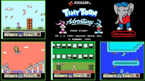 Tiny Toon Adventures (Тини Тун) (NES / Денди) - Прохождение. БЕЗ ...