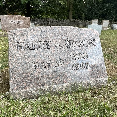 Harry Anders Wilson Unknown 1969 Find A Grave Memorial
