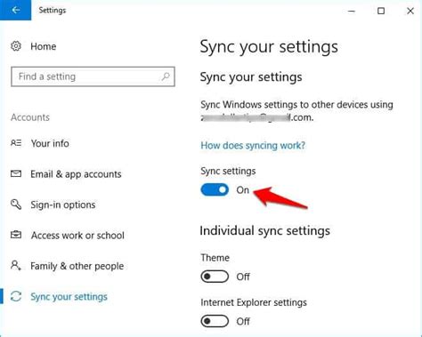How Do I Sync My Settings In Windows
