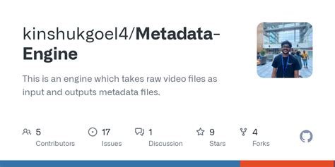 Github Kinshukgoel4metadata Engine This Is An Engine Which Takes