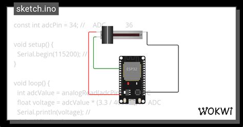 Adc Wokwi Esp32 Stm32 Arduino Simulator
