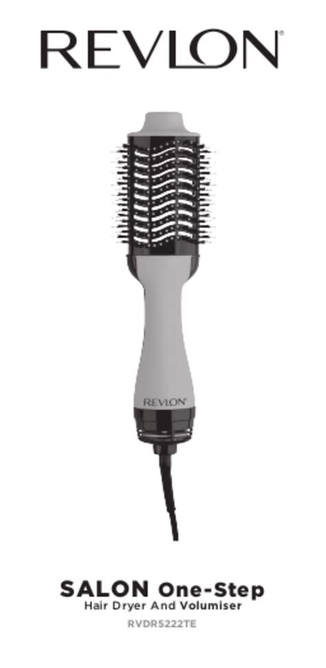 User manual Revlon Pro Collection RVDR5222 (English - 32 pages)