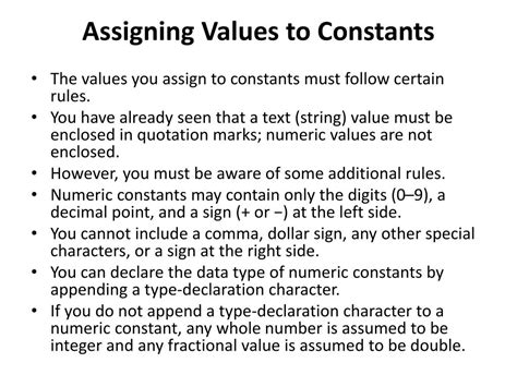 Ppt Variables Constants And Calculations Powerpoint Presentation Free Download Id2345110