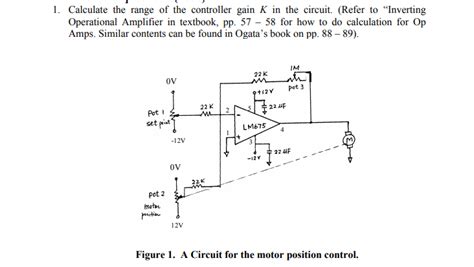 Solved 1 Calculate The Range Of The Controller Gain K In