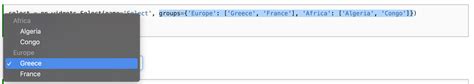 Grouped Select Widget Orders Groups Alphabetically · Issue 3786