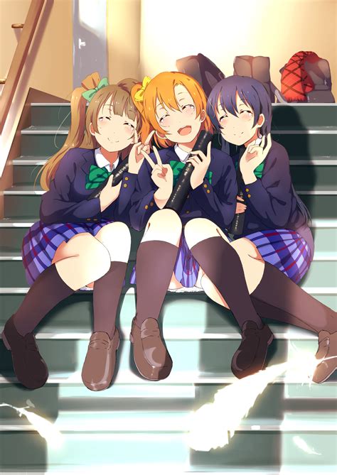Sonoda Umi Minami Kotori And Kousaka Honoka Love Live And More Drawn By Shiokazunoko