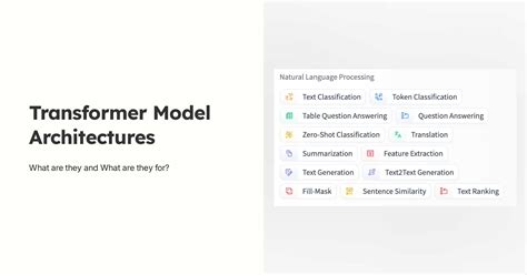 transformer model architectures