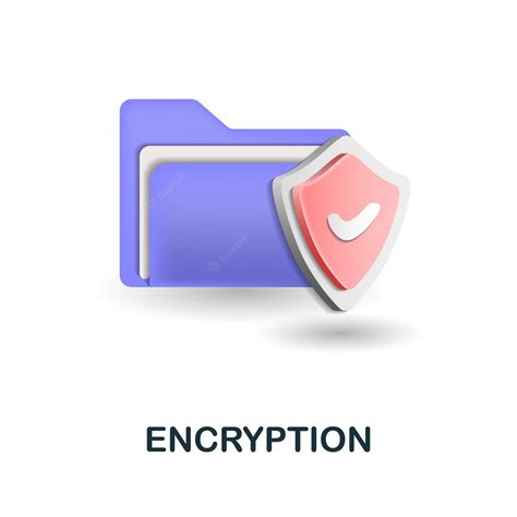 Premium Vector Encryption Icon 3d Illustration From Fintech Collection Creative Encryption 3d